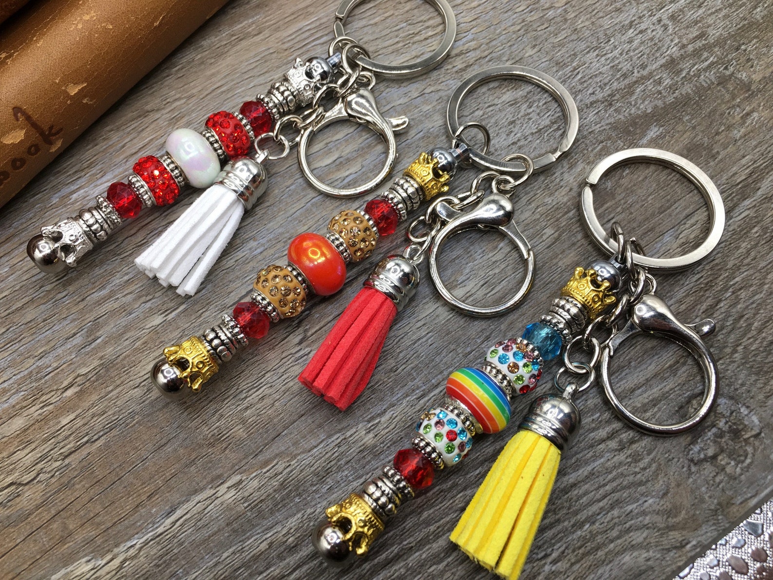 Royal - Luxury Beaded Designer Keychains #001 - Etsy