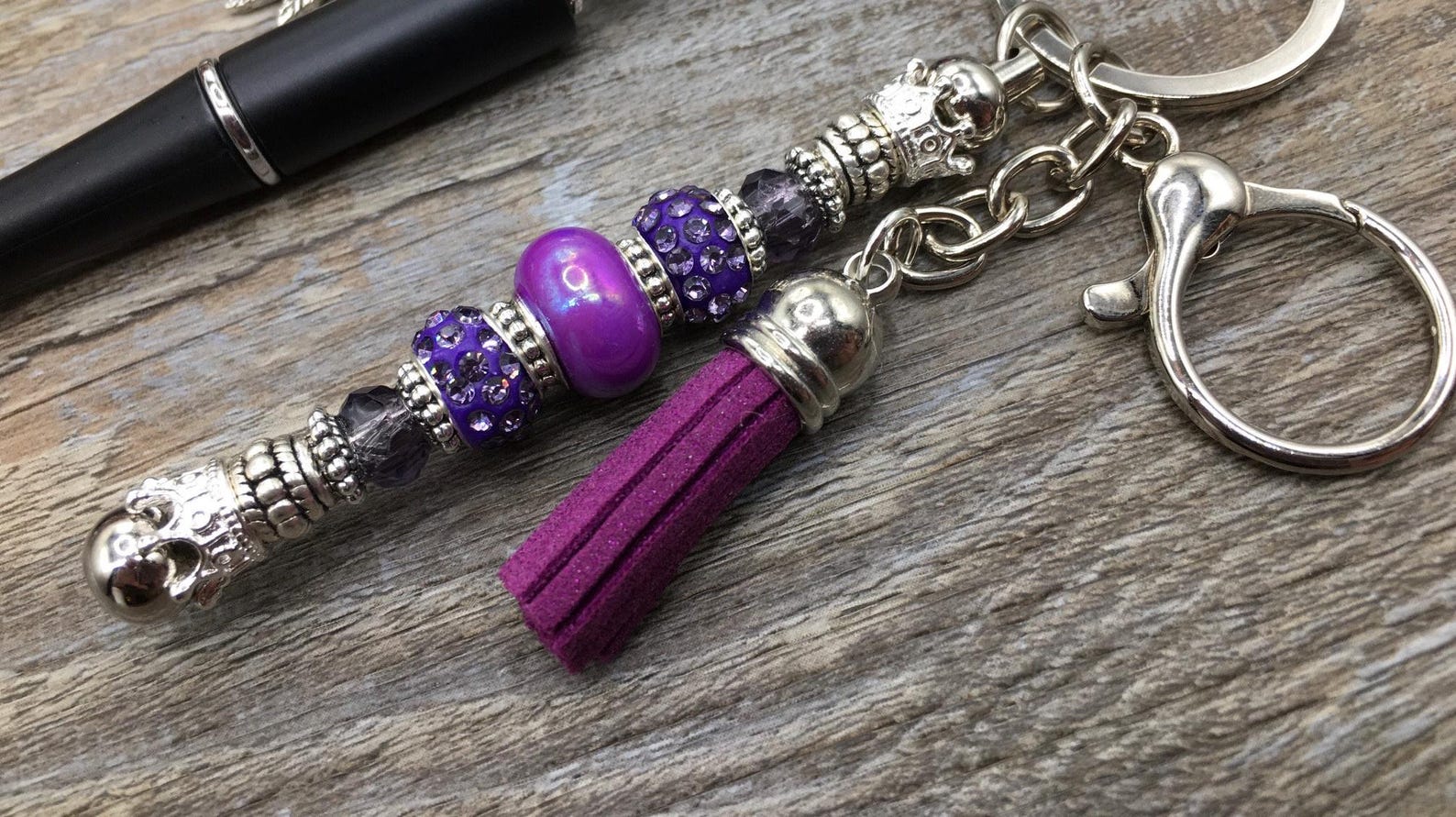 Royal - Luxury Beaded Designer Keychains #001 - Etsy