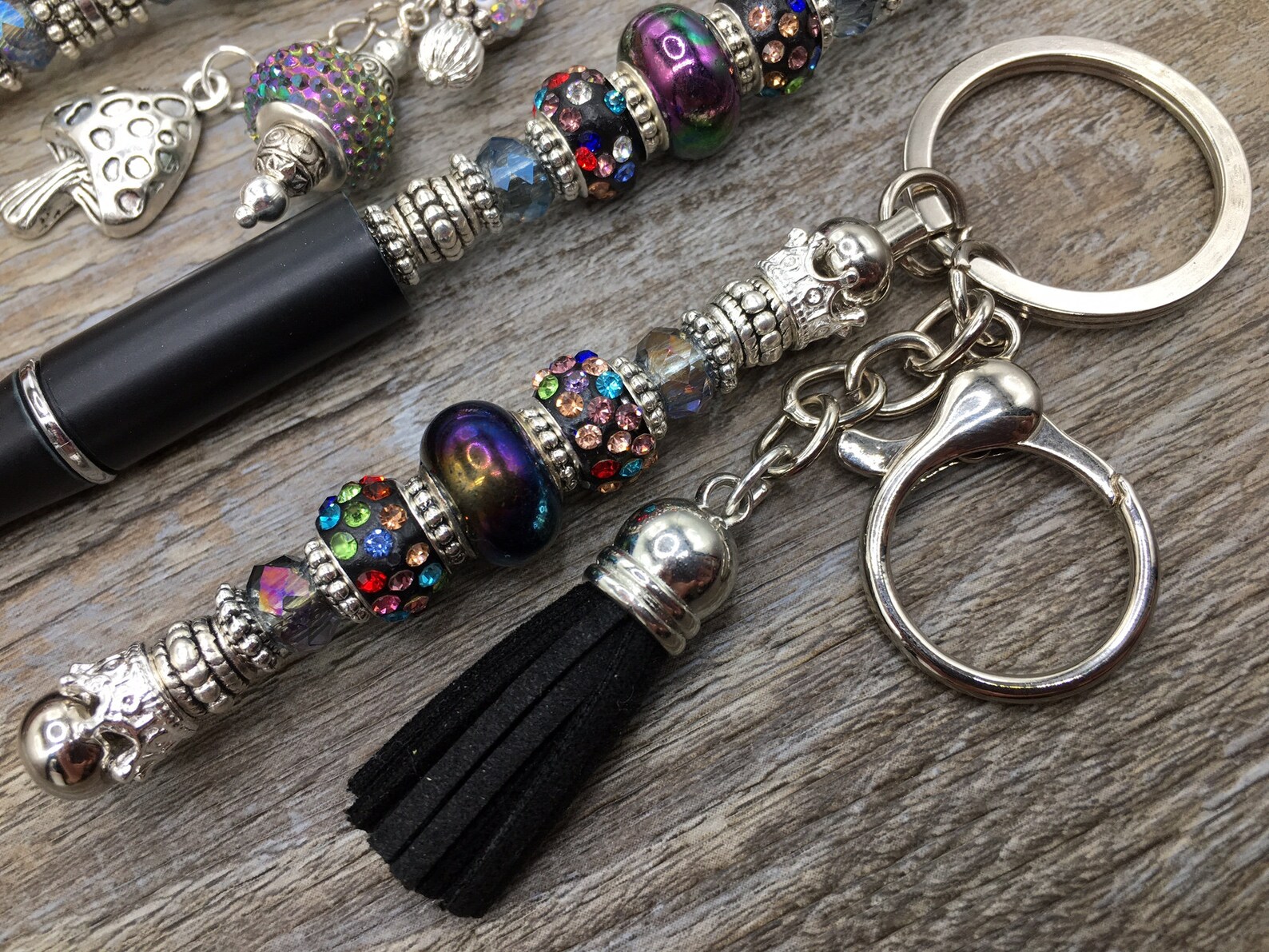Royal - Luxury Beaded Designer Keychains #001 - Etsy