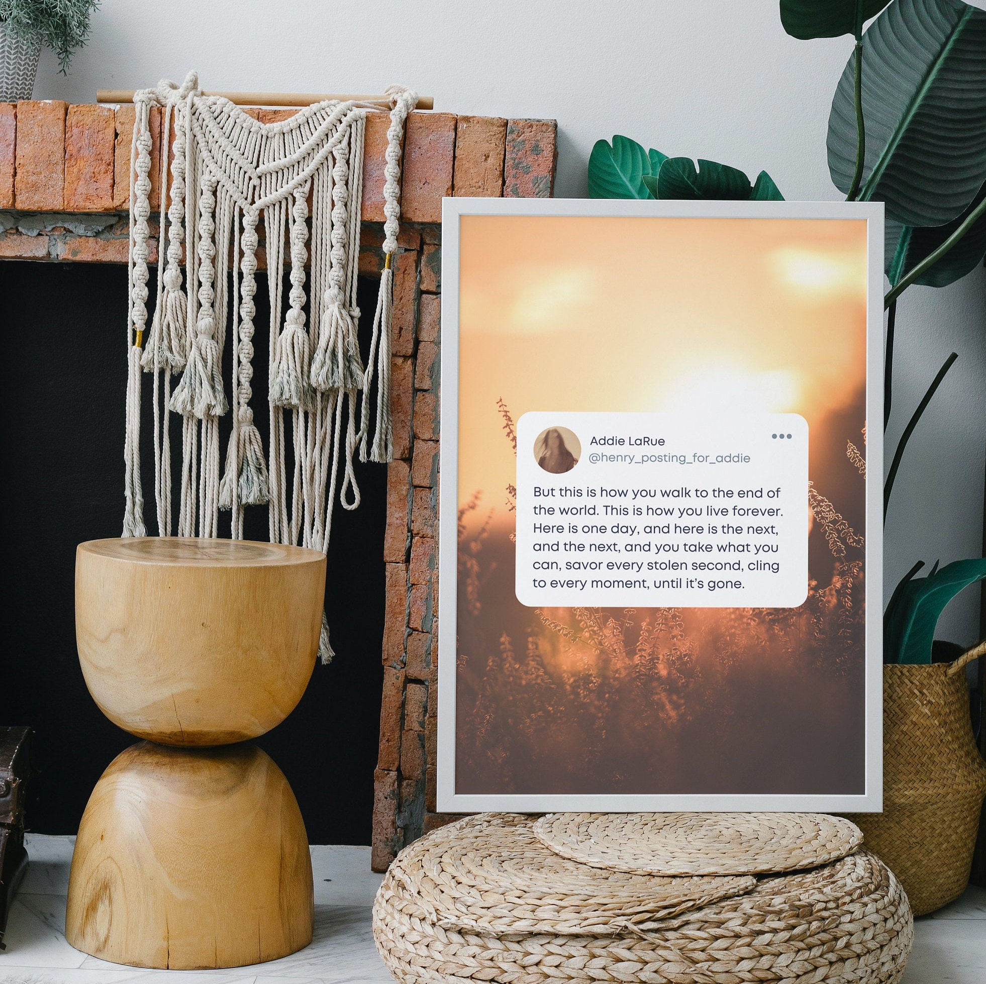 Addie Larue Twitter Poster Instant Download Bookish Poster Digital File ...