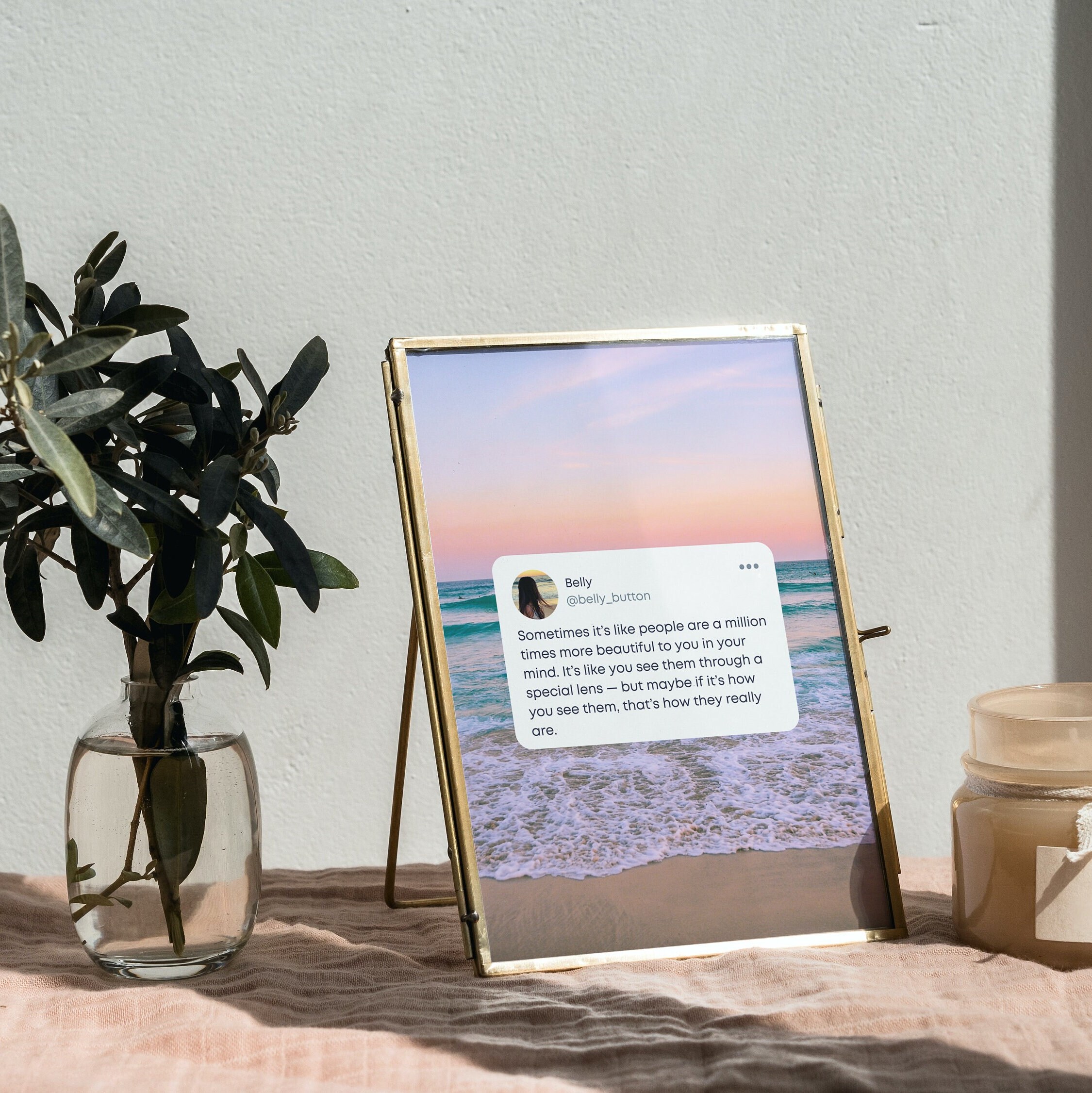 The Summer I Turned Pretty Poster | Book Tweet Ocean Print (digital ...