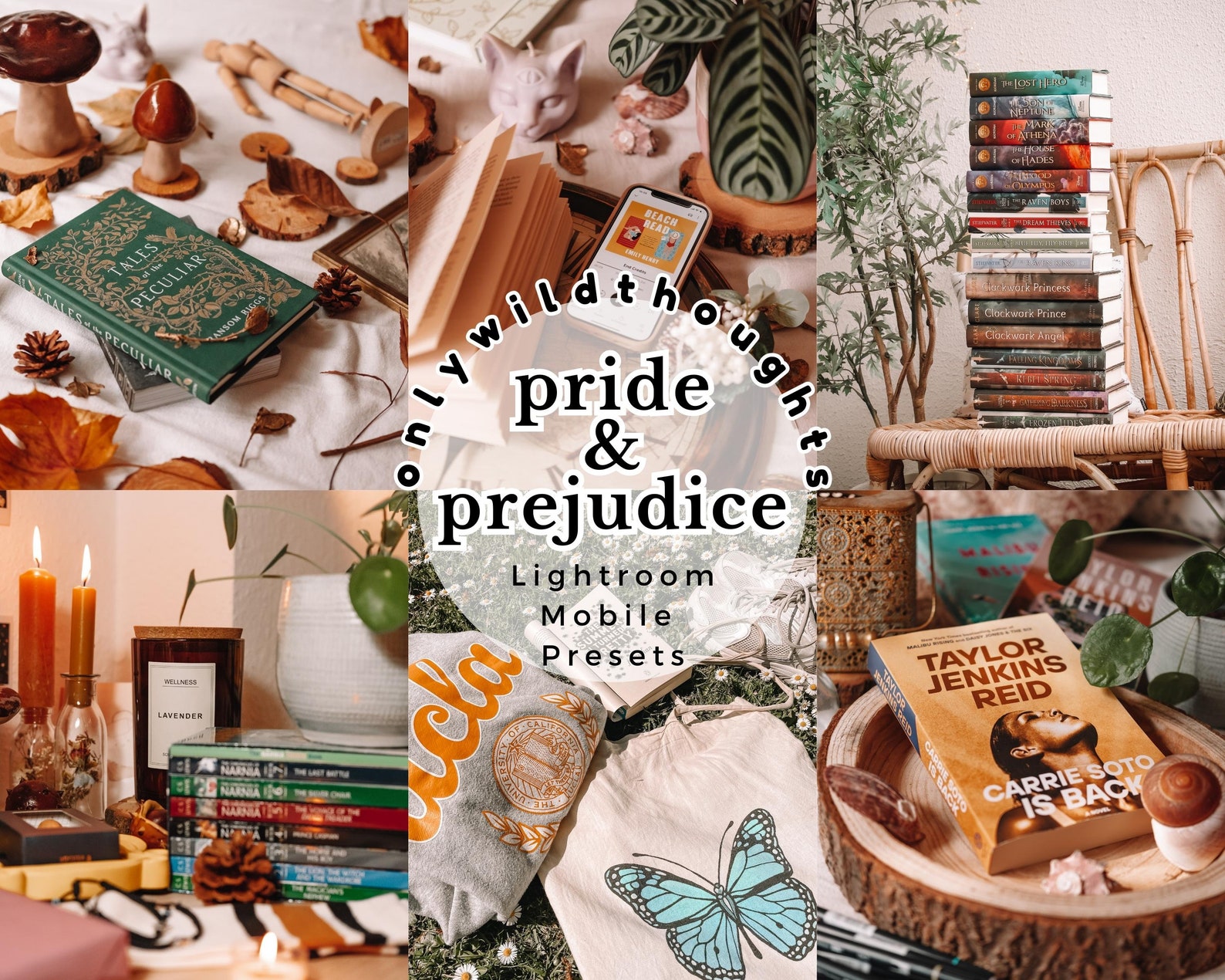 Pride & Prejudice Mobile Lightroom Presets | Aesthetic Bookstagram ...