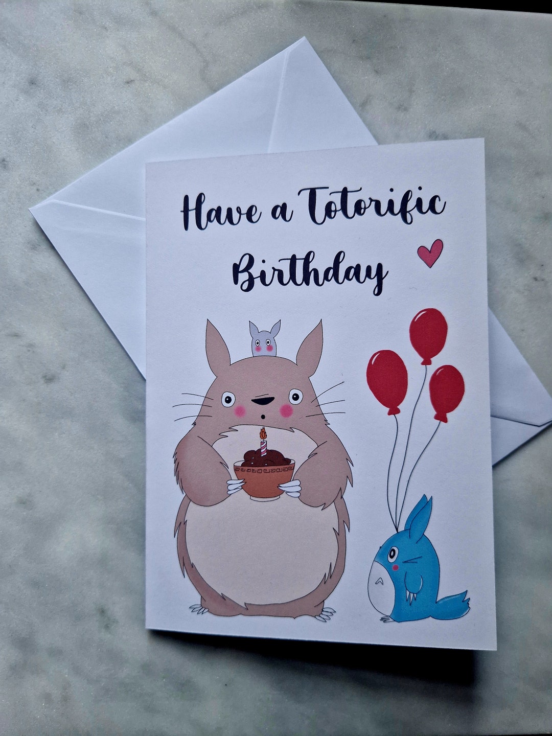 My Neighbour Totoro Birthday Card Studio Ghibli Totoro - Etsy