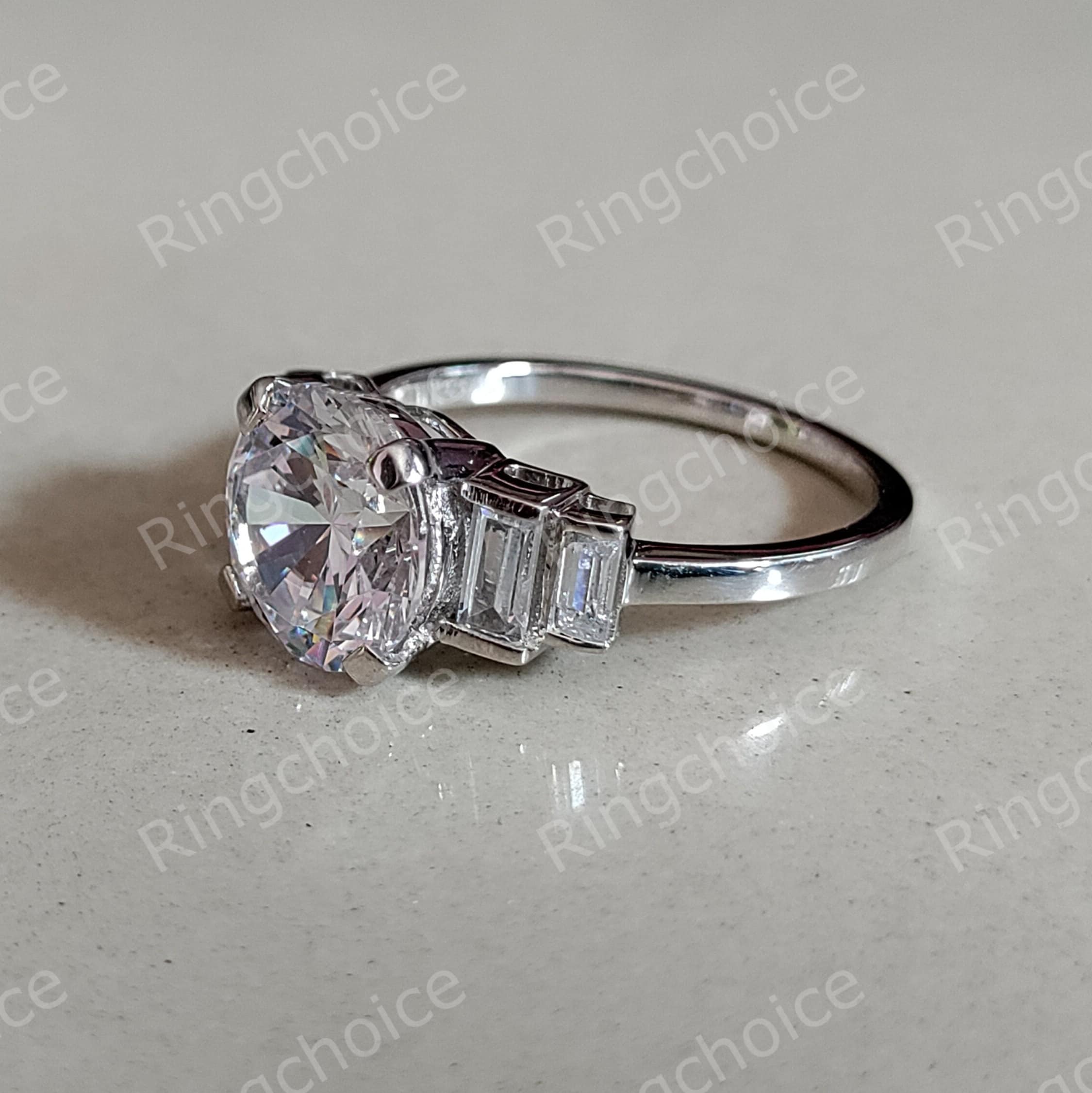 Vintage Titanic Jewelry, 2.35ct Round Diamond Engagement Ring, Heart of ...