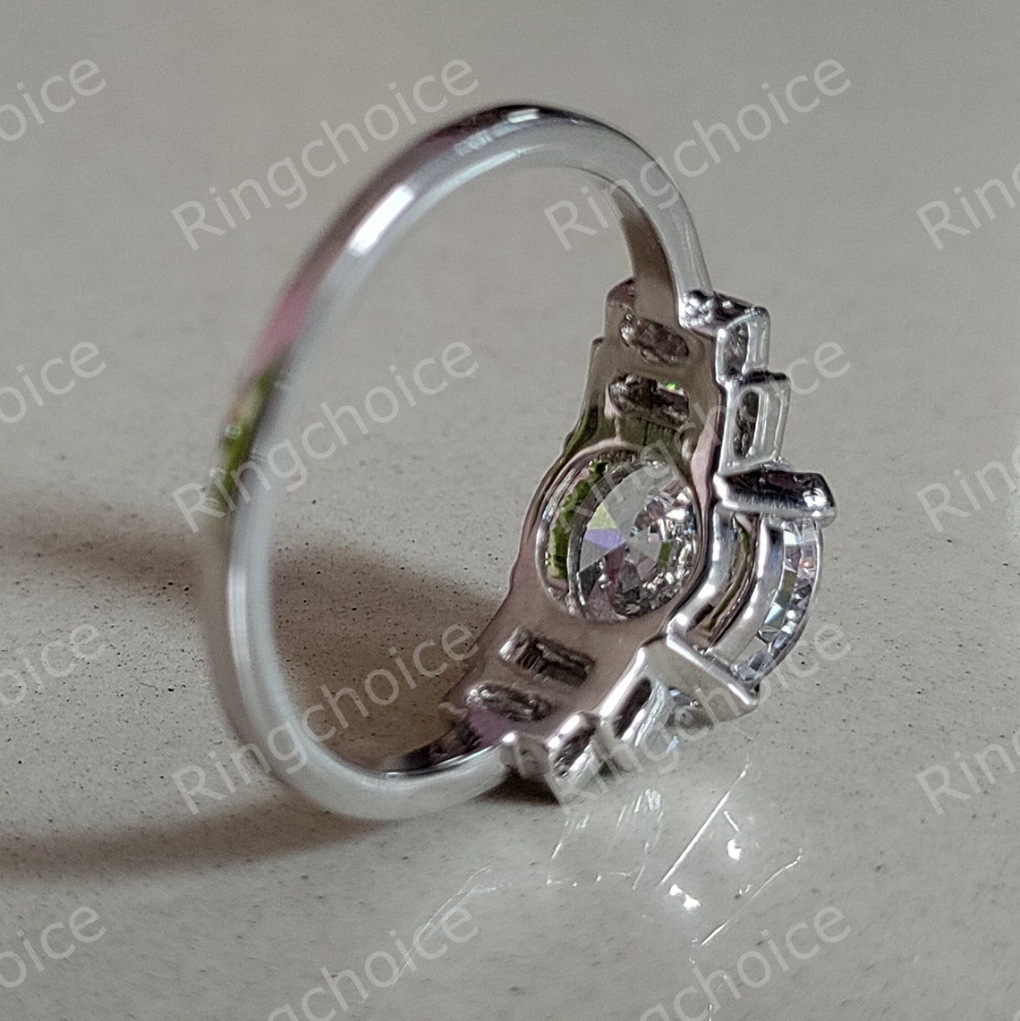 Vintage Titanic Jewelry, 2.35ct Round Diamond Engagement Ring, Heart of ...