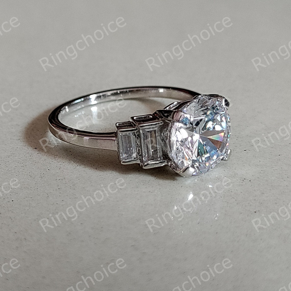 Vintage Titanic Jewelry, 2.35ct Round Diamond Engagement Ring, Heart of ...