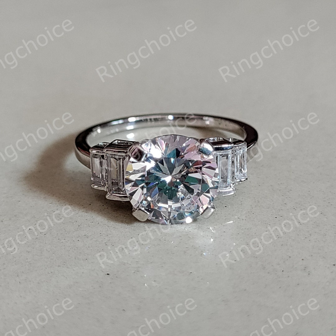 Vintage Titanic Jewelry, 2.35ct Round Diamond Engagement Ring, Heart of ...