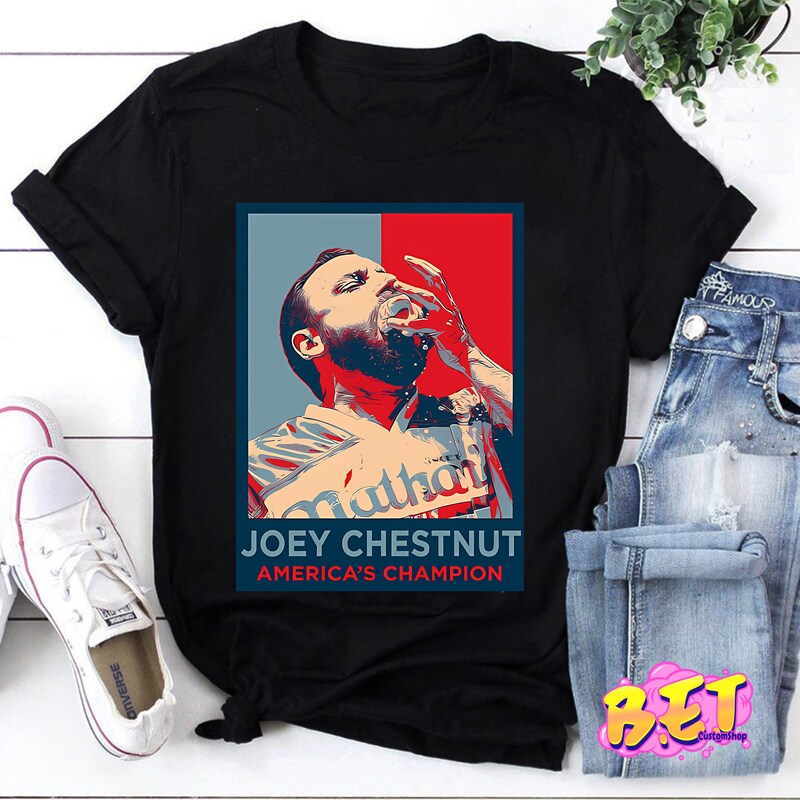 Joey Chestnut Shirts - Etsy