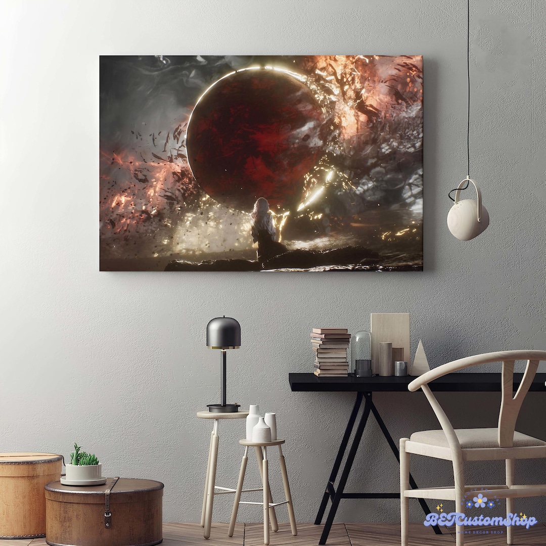 Clair Obscur Expedition 33 Framed Canvas, Geek Gamer, the Continent ...