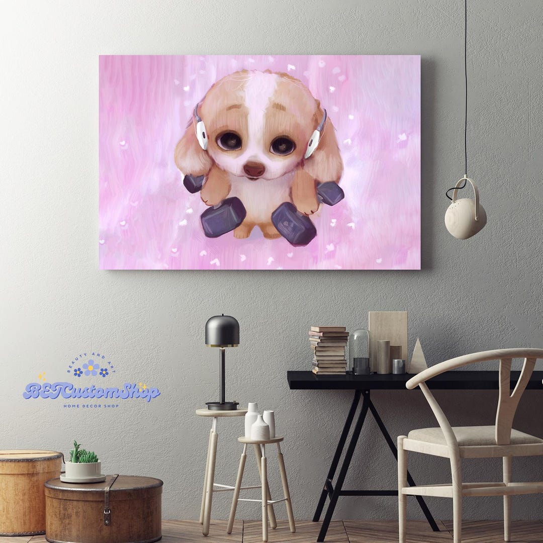 Gym Baddie Framed Canvas, Unframed Poster, Gym Baddie Canvas, Gift for ...
