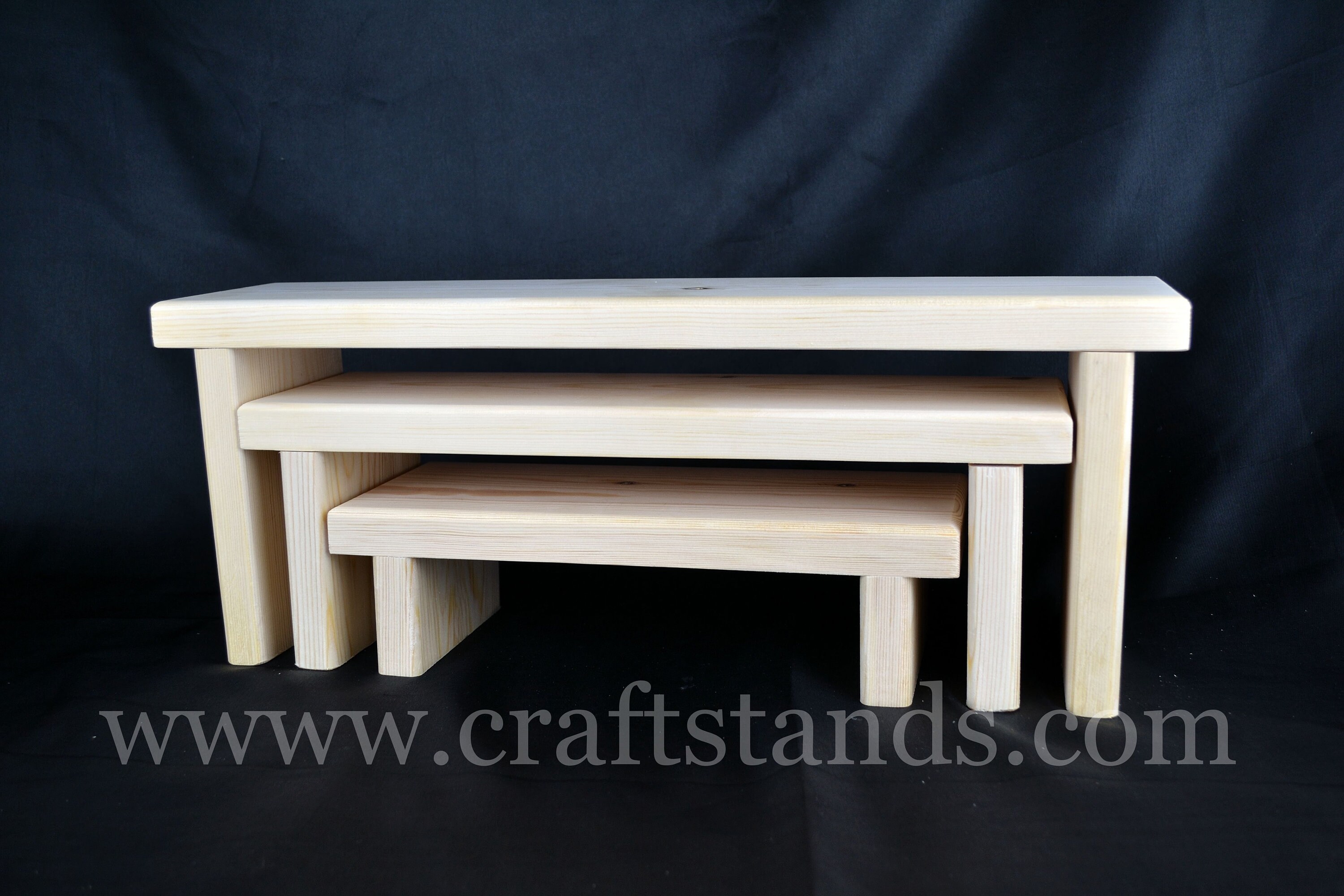 3 Tier Elemental Portable Tabletop Riser Craft Fair Display - Etsy