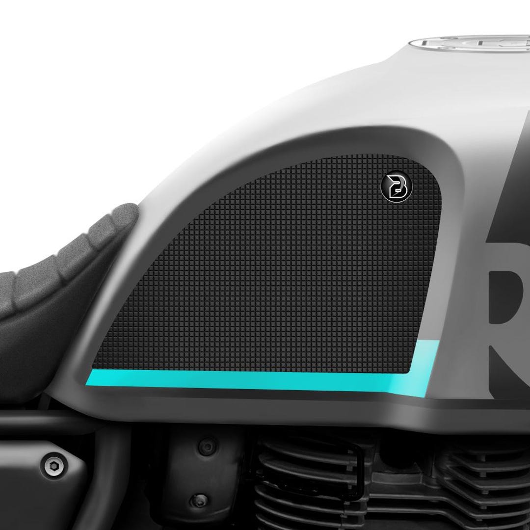 BLOQ Royal Enfield Scram 411 (2022-) Motorcycle Tank Grips Tacky Grip ...