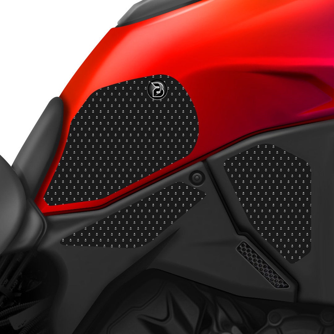 BLOQ Motorcycle Fuel Tank Grips / Traction Pads for Ducati Multistrada ...