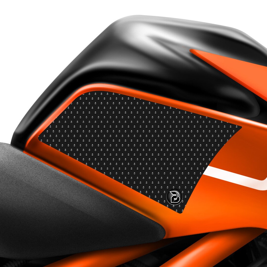 BLOQ Motorcycle Fuel Tank Grips / Traction Pads for KTM Duke 390 (2017 ...
