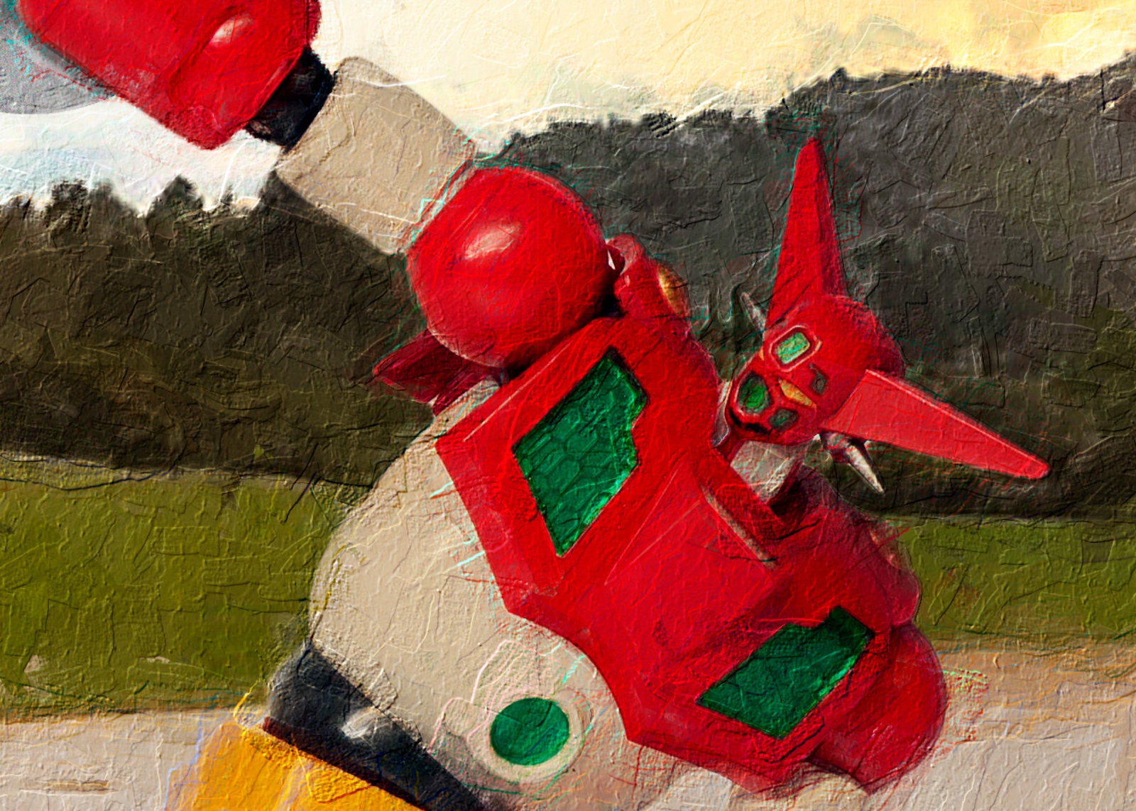 Getter Robot Poster Digital Painting - Etsy