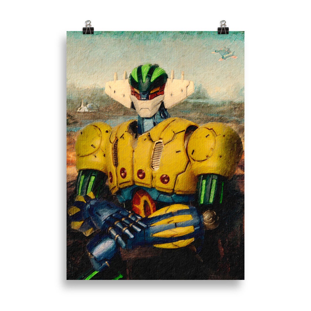 Jeeg Robot Poster Digital Painting - Etsy