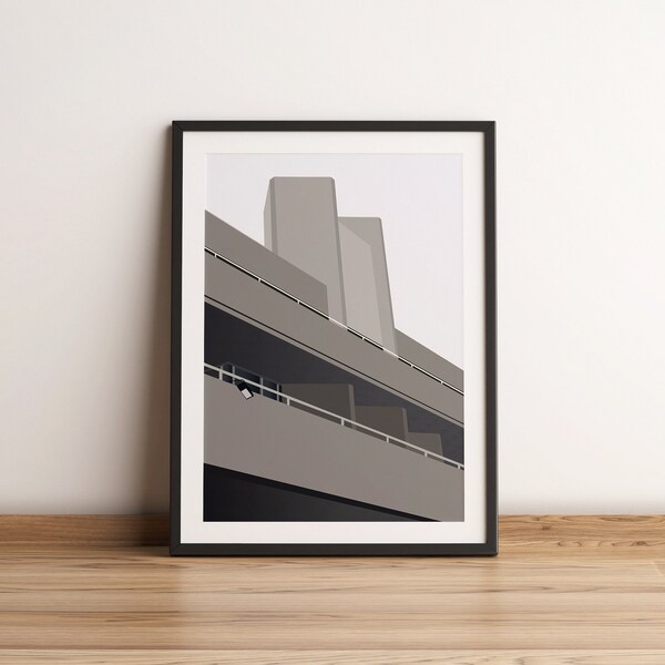 Brutalist Buildings - Etsy