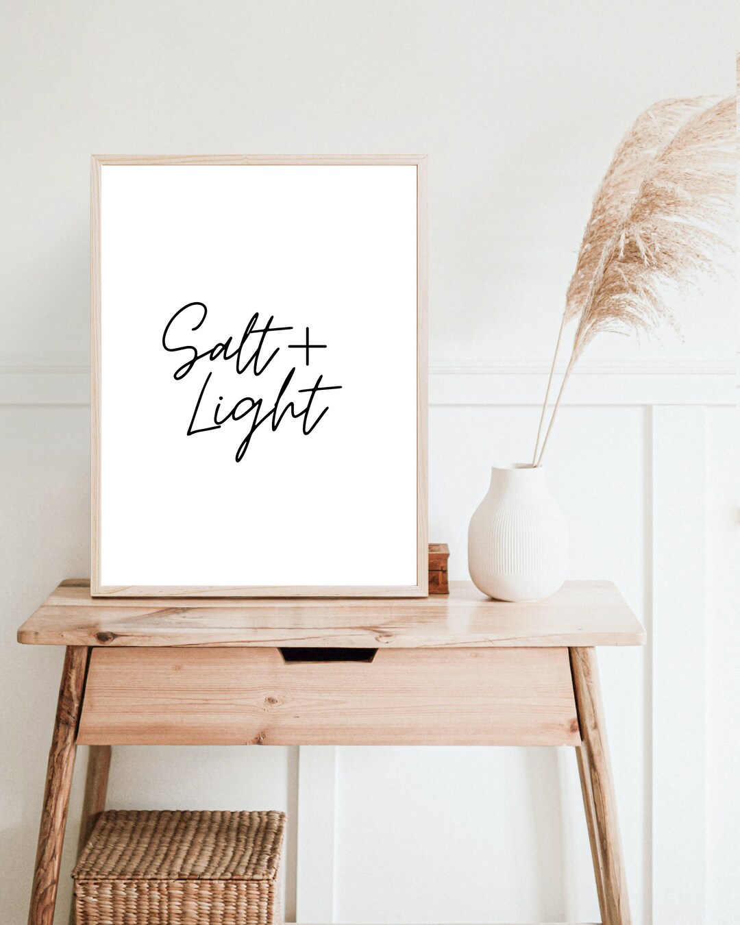 Salt and Light Scripture Wall Art, Christian Wall Art, Christian Decor ...
