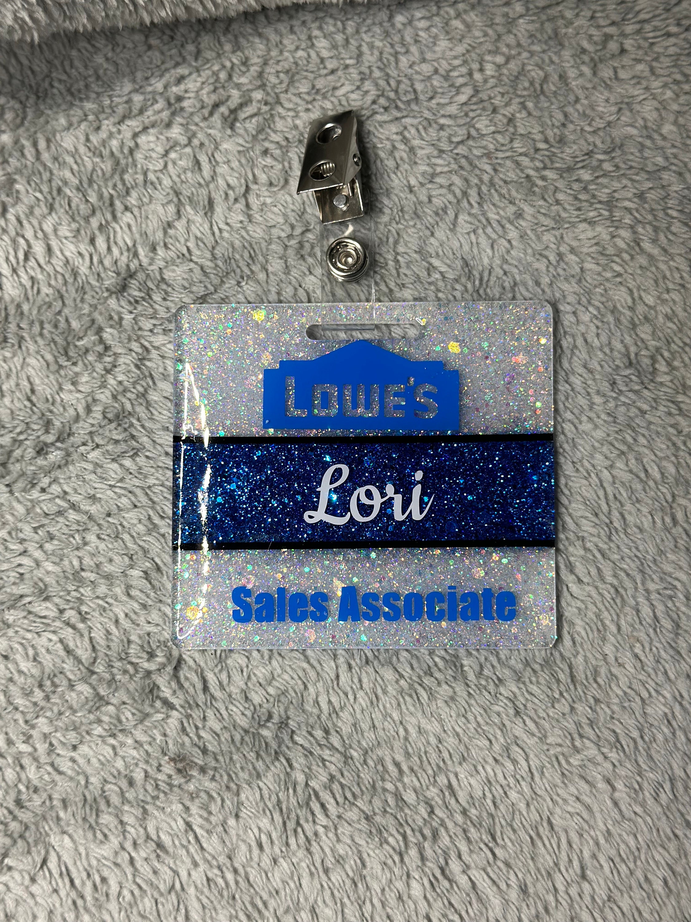 Lowes Name Badge - Etsy