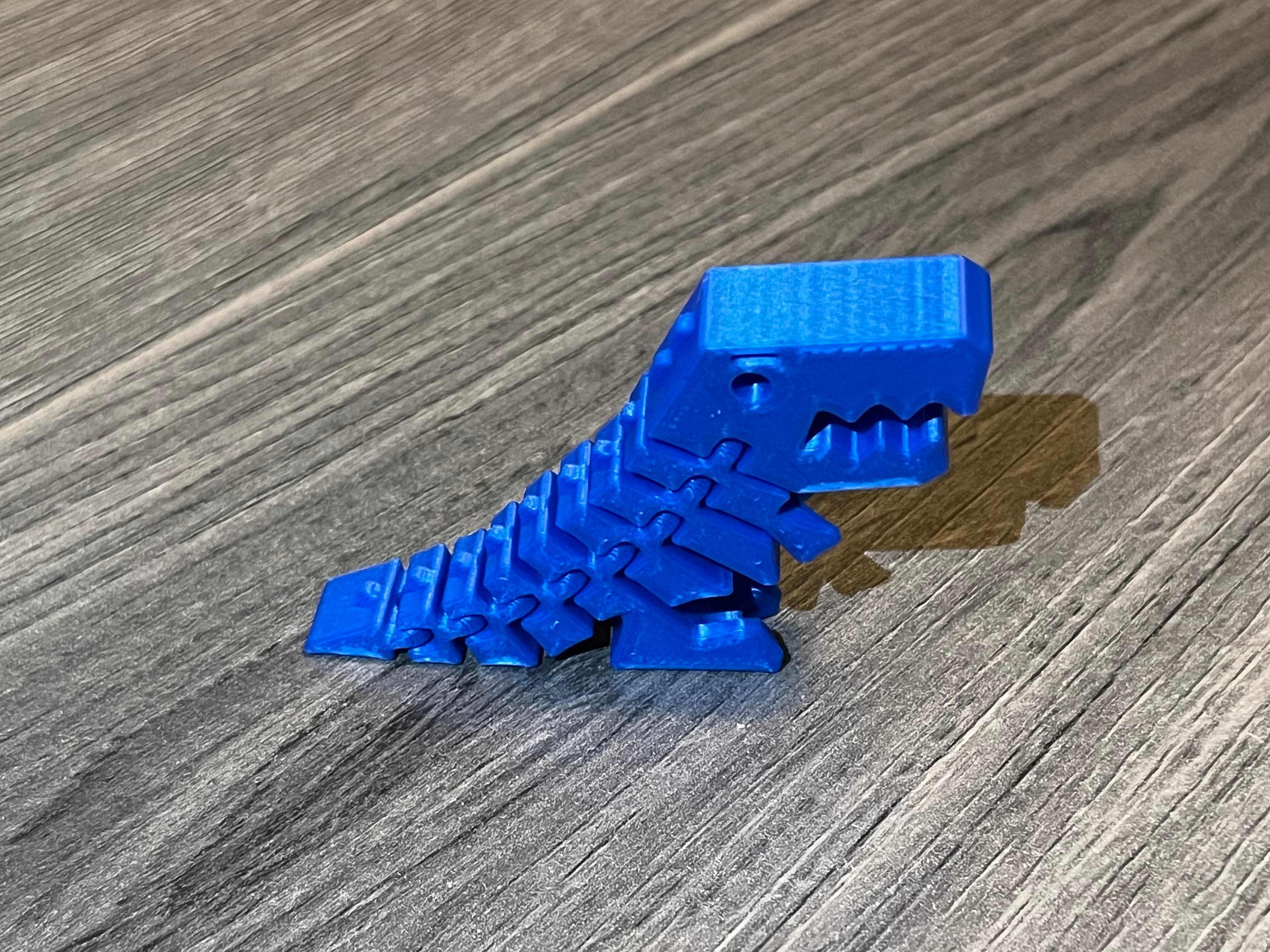 3D Printed FLEXI REX, Fidget Toy, Fun and Stress Reliving, Flexi Rexi ...