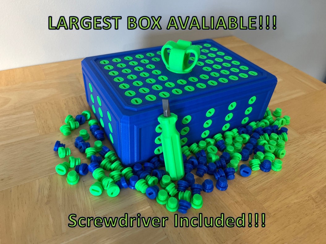 LARGEST Extremely Annoying Gift Box 3D Printed screwdriver Included ...