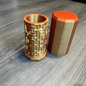 3D Printed Circular Puzzle Box, Christmas, Birthday, Graduation Gift - Etsy