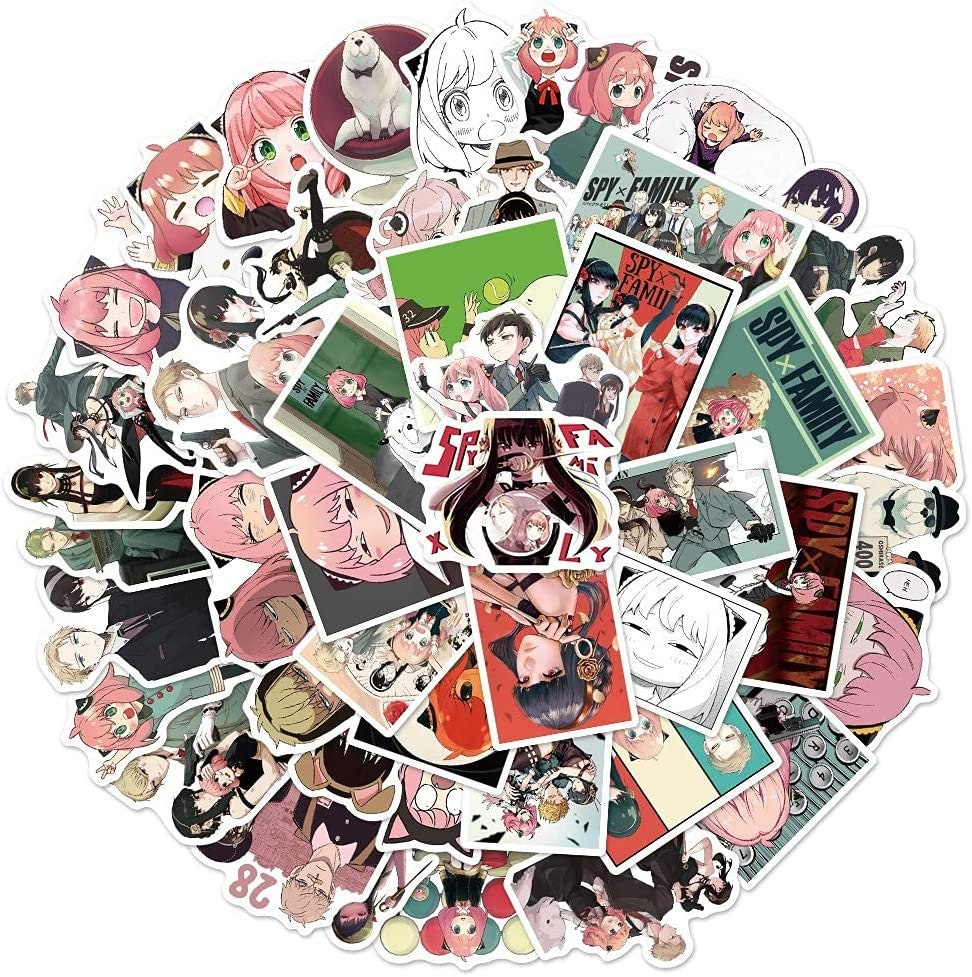 Spy Family Stickers (100pc) - Etsy