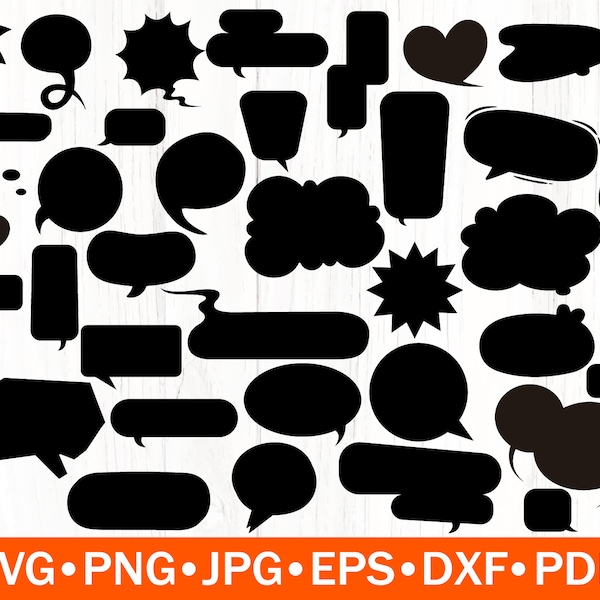 Speech Bubbles - Etsy