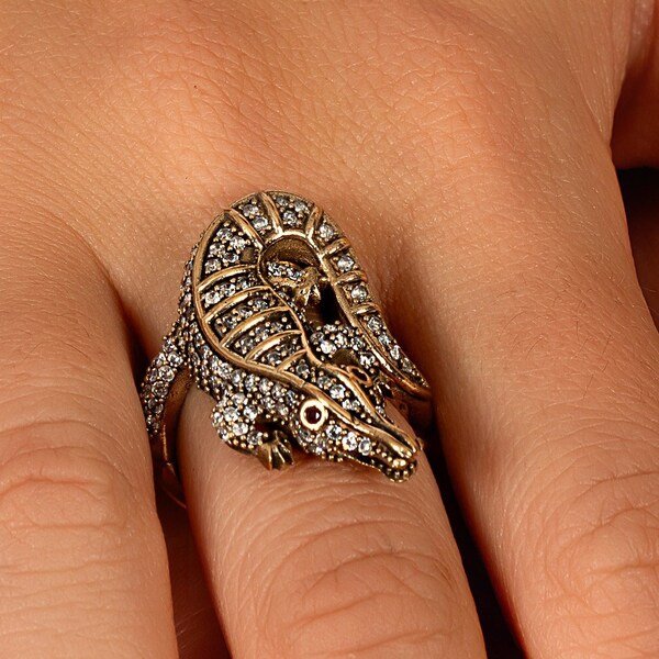 Alligator Ring - Etsy