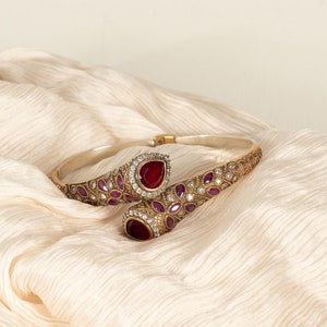 Ruby Bangle | Authentic Red Ruby Bracelet for Women | Statement ...