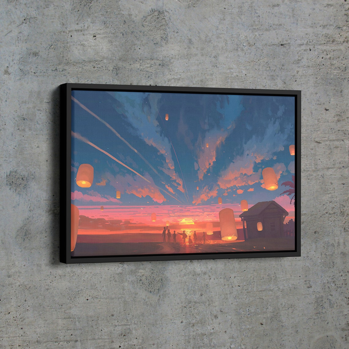 Lo-fi Style Canvas lo-fi Sky Canvas Lofi Art Lo-fi Anime - Etsy