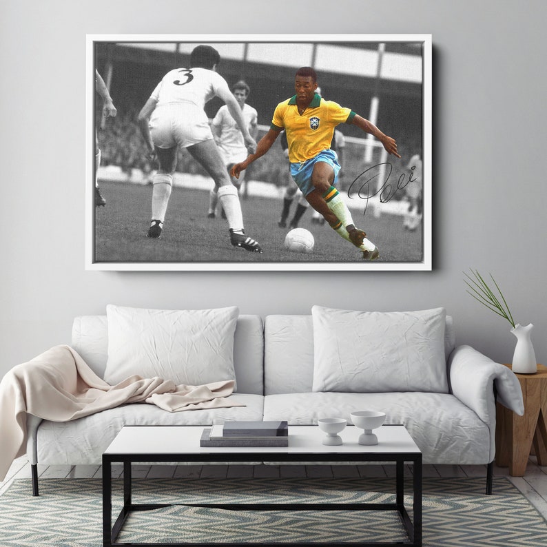 Pele Canvas Wall Art FIFA Player of the Century Canvas - Etsy