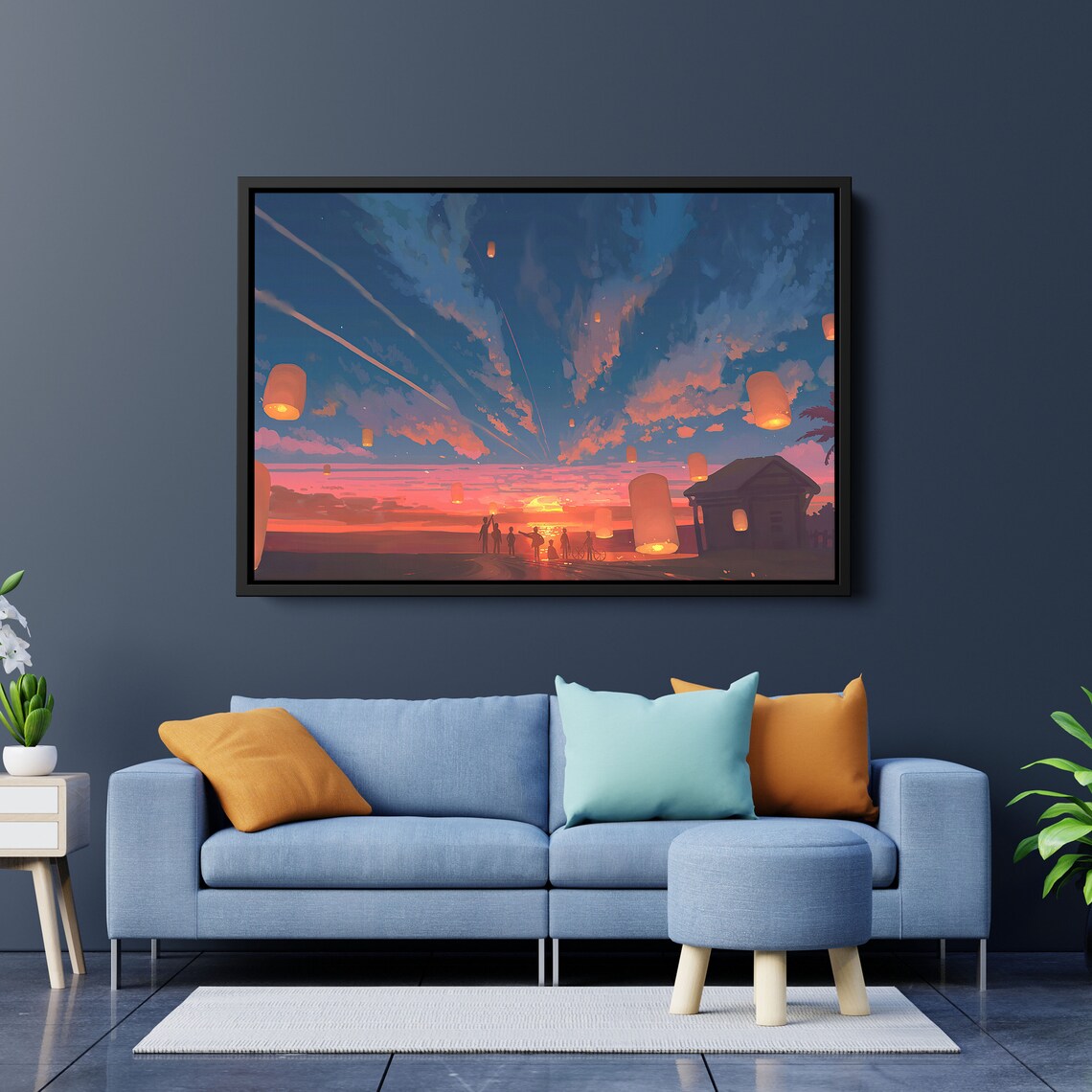 Lo-fi Style Canvas lo-fi Sky Canvas Lofi Art Lo-fi Anime - Etsy
