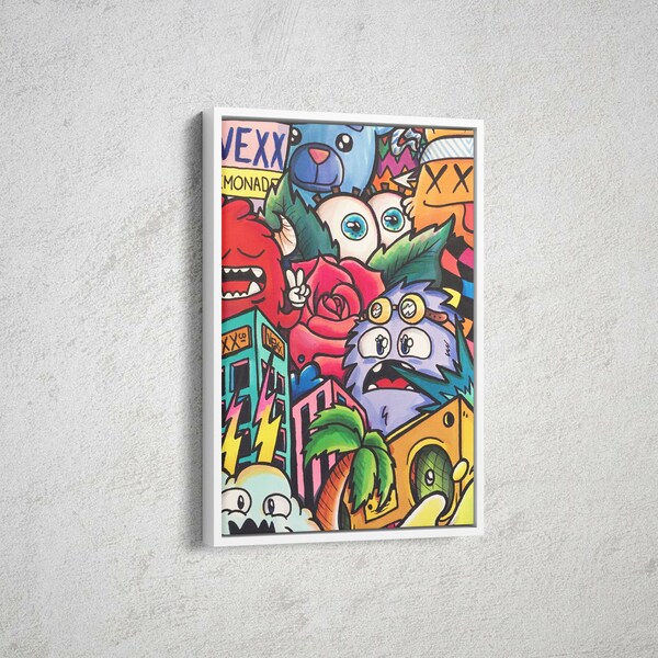 Monster Pop Art - Etsy