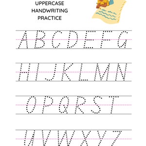 Fun Handwriting Practice Packet for Children / Kids - Etsy