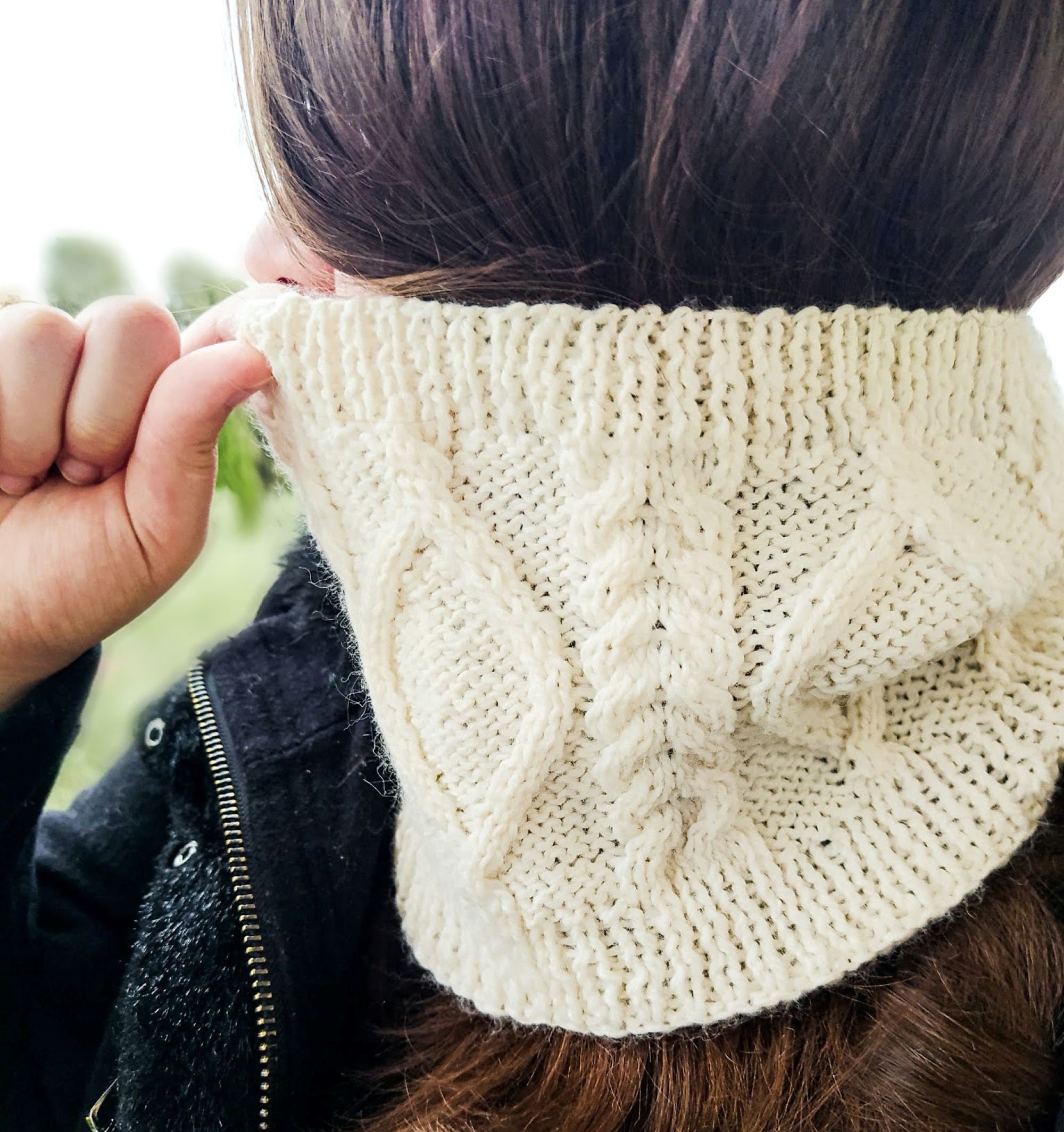 KNITTING PATTERN - Cable Knit Cowl Pattern - Chunky Scarf - Advanced ...