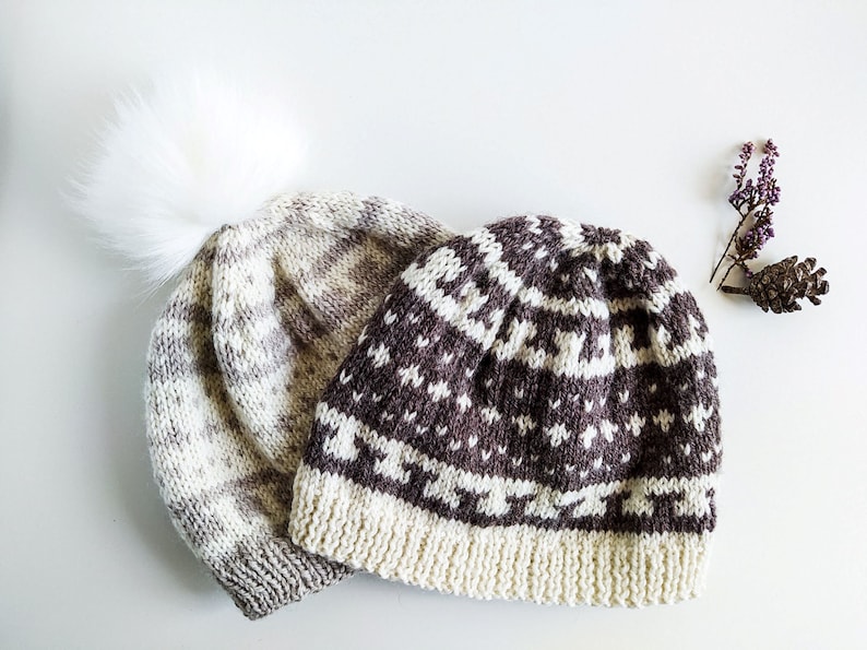KNITTING PATTERN - Fair Isle Hat Pattern - Knitting Hat Pattern ...