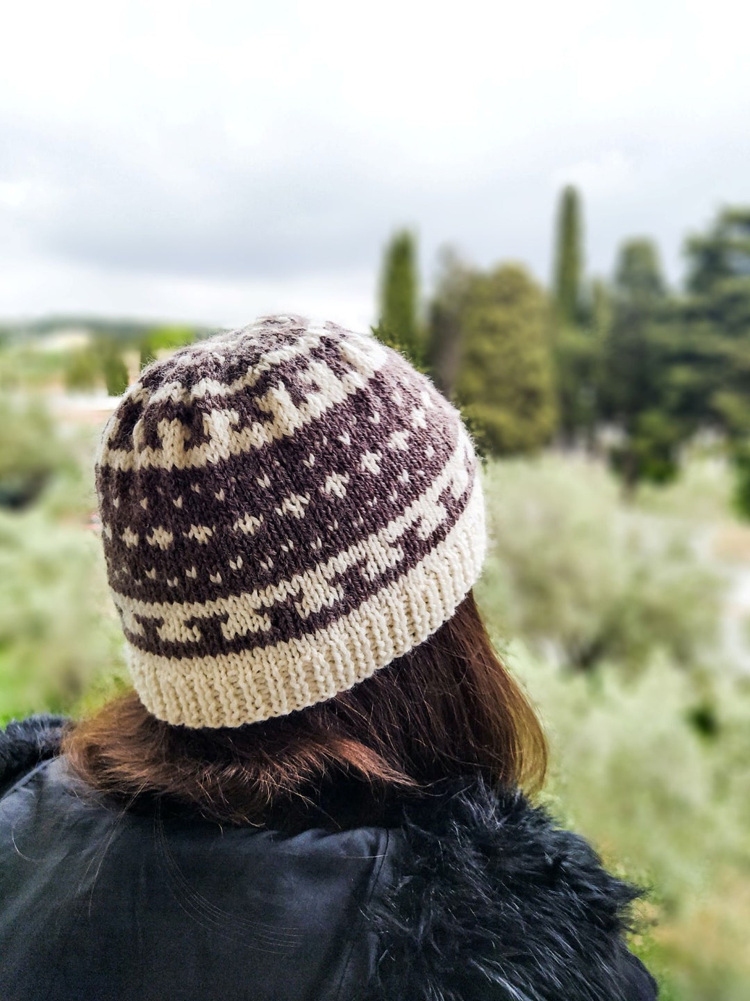 KNITTING PATTERN - Fair Isle Hat Pattern - Knitting Hat Pattern ...