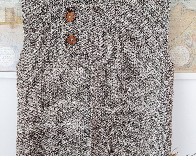 KNITTING PATTERN - Knit Vest - Woman Vest - Easy Handknit Pattern ...