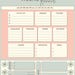 Weekly Planner Printable PDF | Non-editable Pastel Productivity Sheet ...