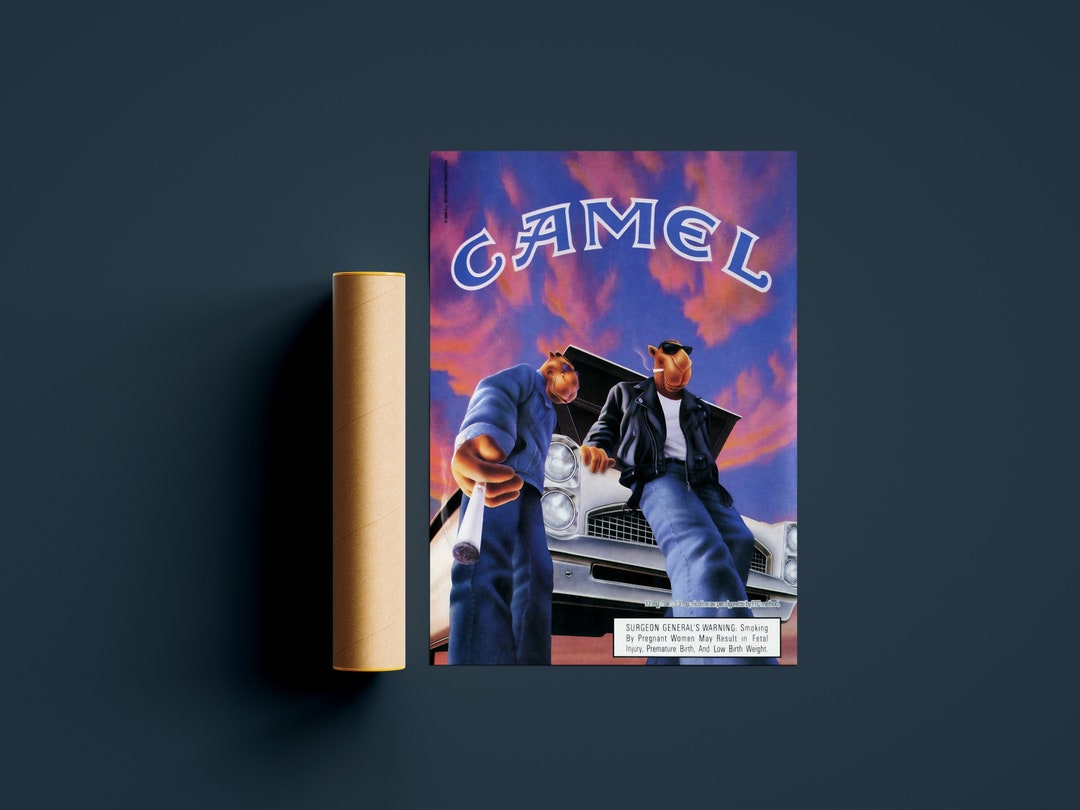 Camel Cigarette Poster Camel Poster Print Camel Poster Gift Camel Wall ...