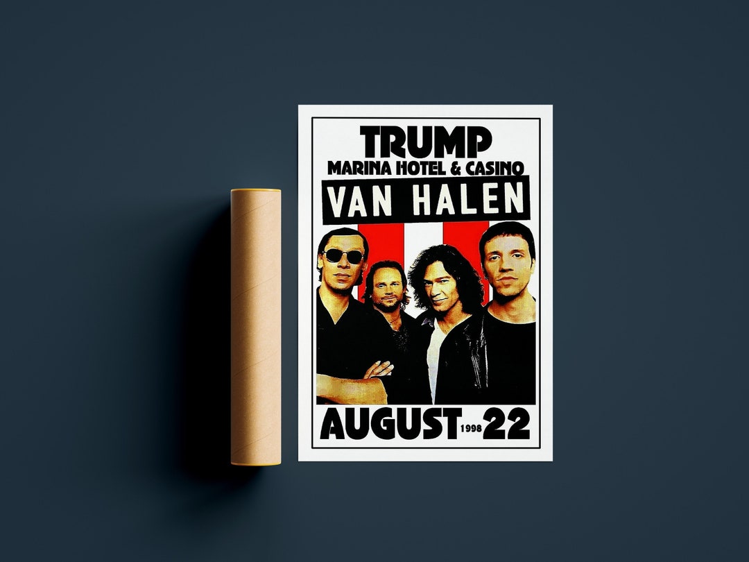 Van Halen Poster Print | 1998 Vintage Concert Poster Print | Van Halen ...