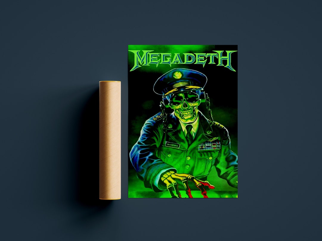 MEGADETH Poster | MEGADETH Album Poster | MEGADETH Poster Gift | All ...