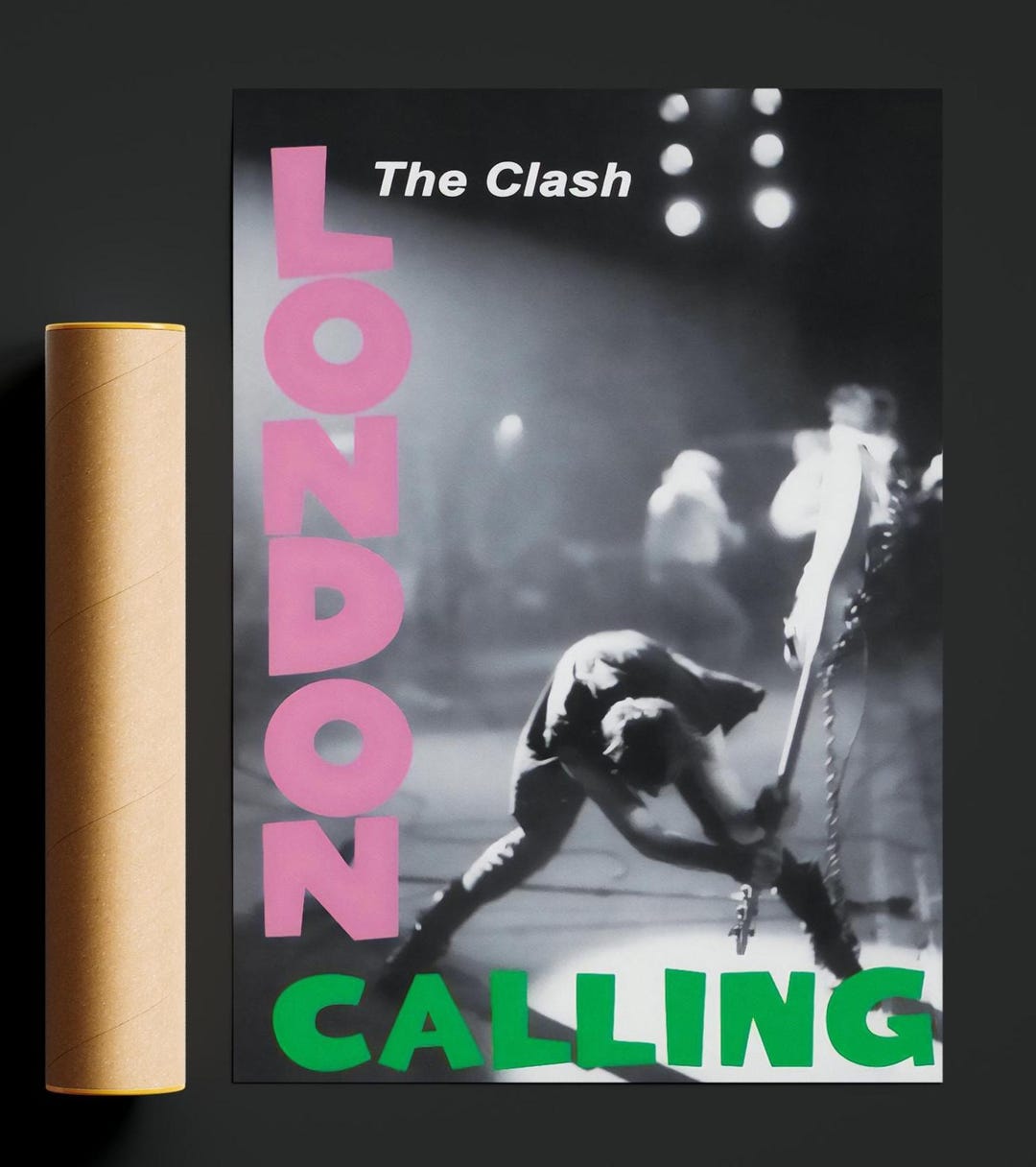The Clash London Calling Album Cover Poster | Vintage High Quality ...