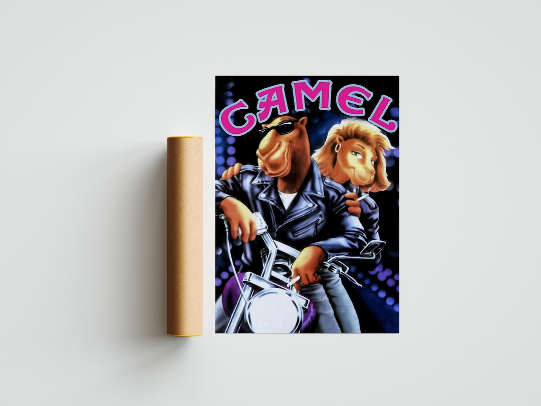 Camel Couple Poster Camel Cigarette Poster Camel Poster Print Camel ...