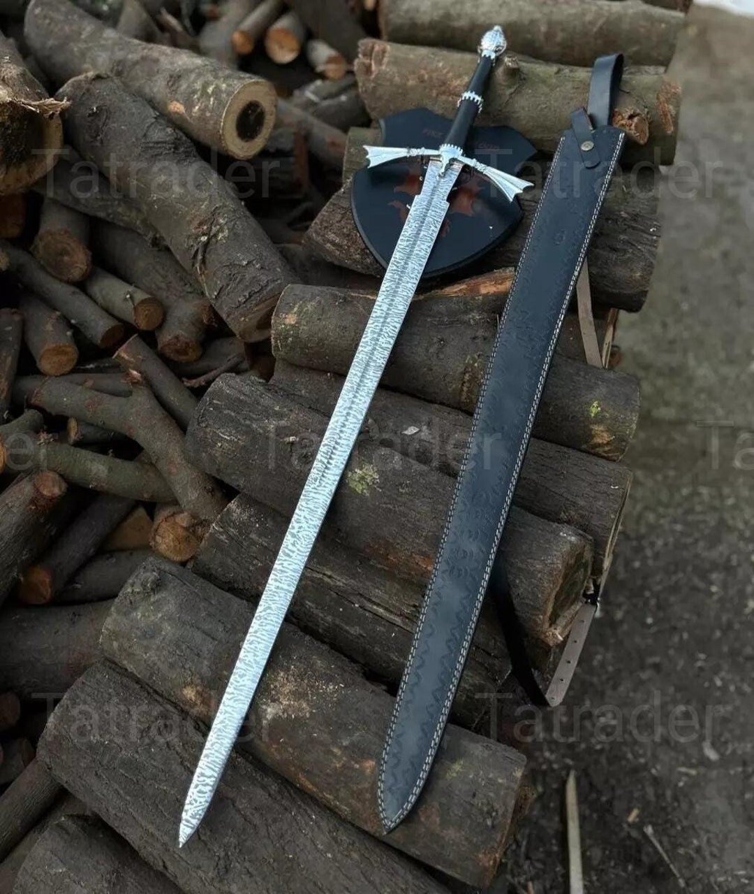 Custom Handmade Replica Sword, Handmade Prcatical Sword, Wall Decor ...