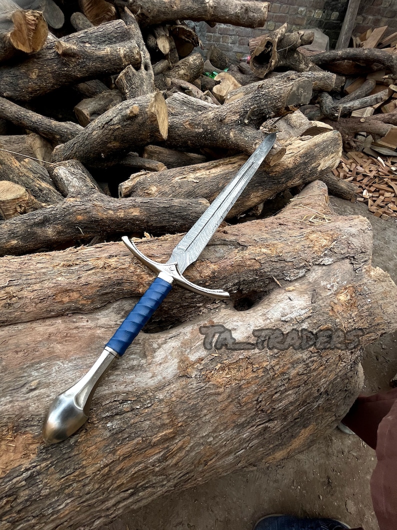 Hand Forged Sword, Viking Sword, Damascus Sword, Handmade Sword, Custom ...