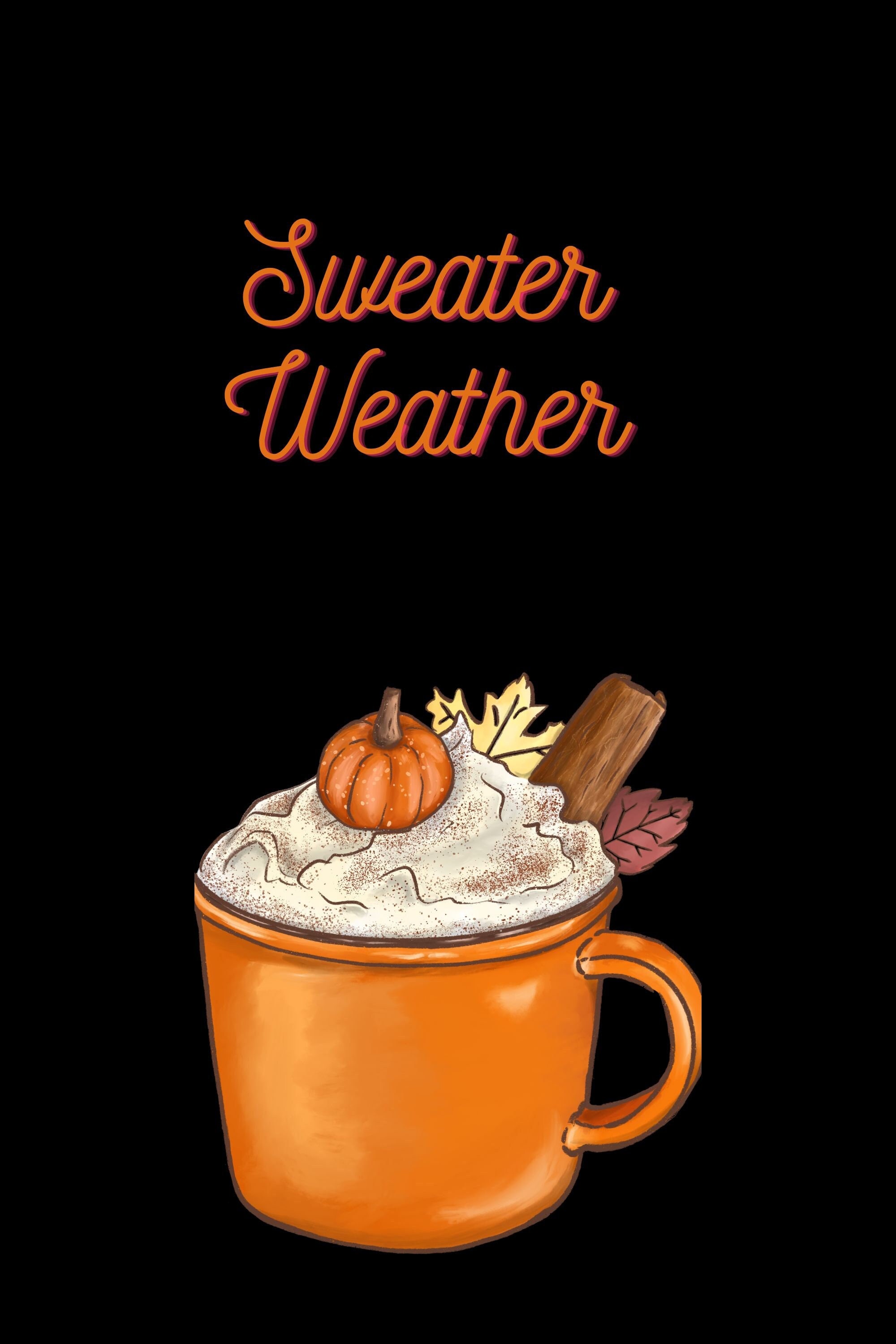 Fall Sweater Weather Wallpaper - Etsy