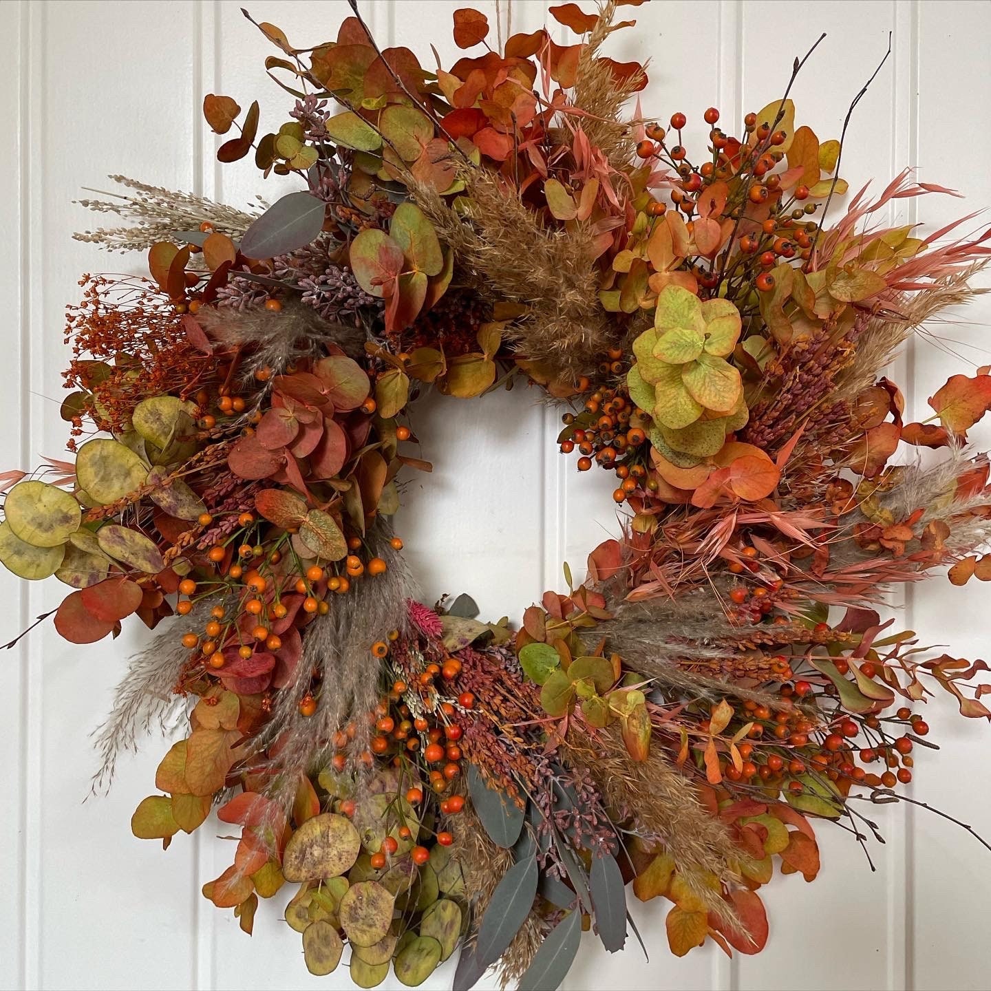 Autumn Door Wreath - Etsy