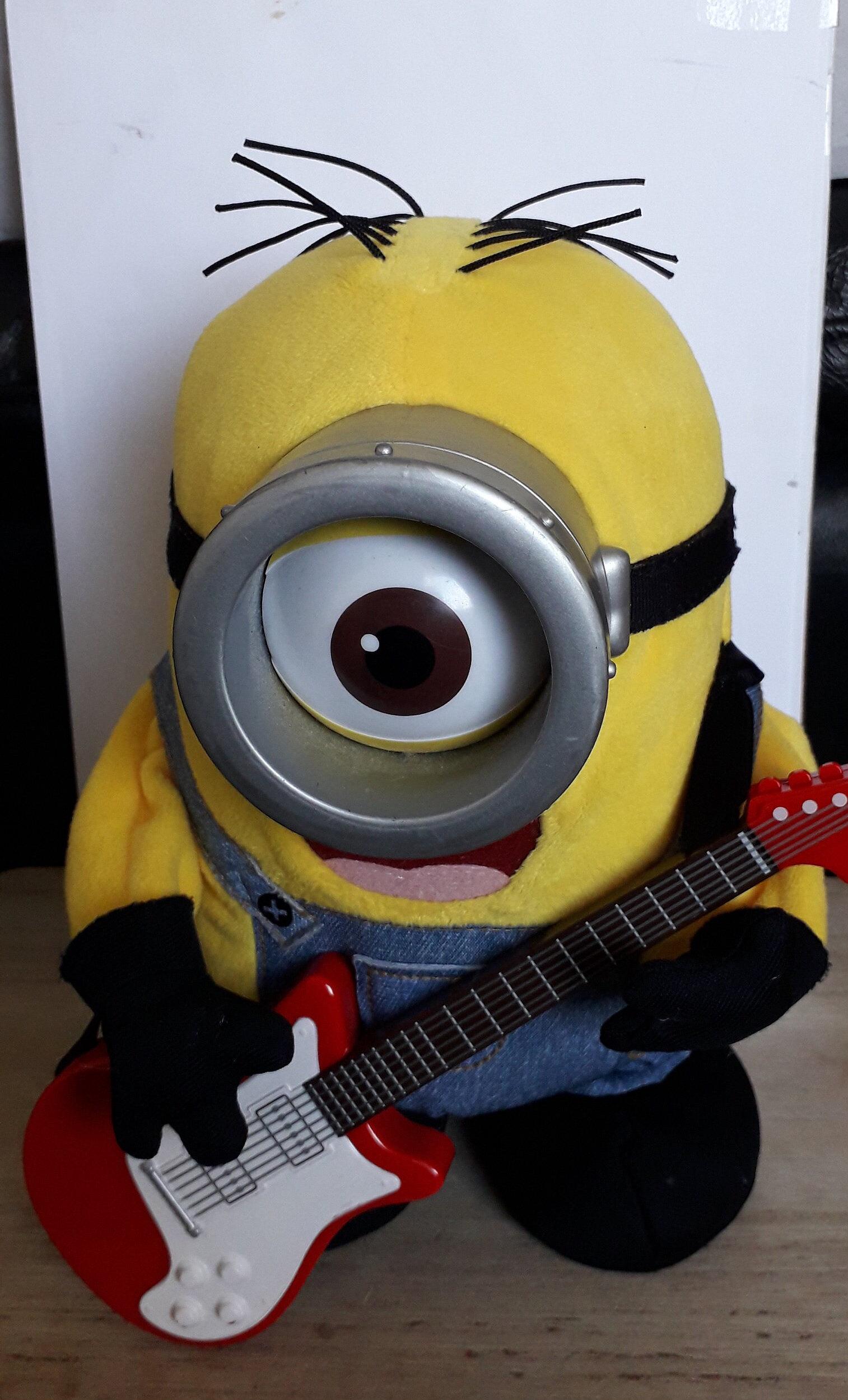 Despicable Me Minion Rock N Roll Dances Sings and Plays Guitar - Etsy